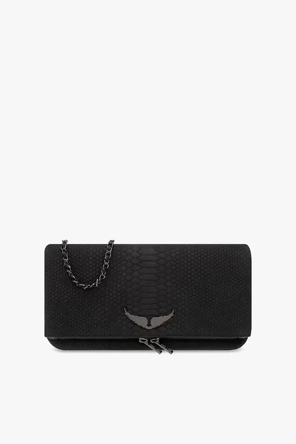 Zadig&Voltaire Shoulder Bag With Logo - Black