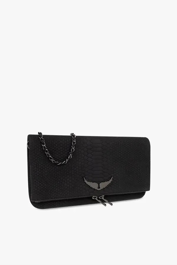 Zadig&Voltaire Shoulder Bag With Logo - Black