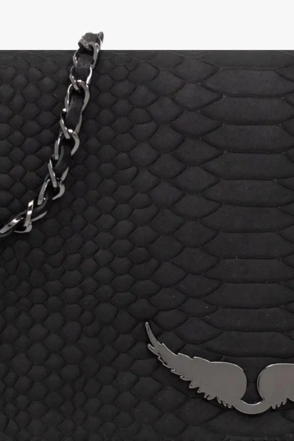 Zadig&Voltaire Shoulder Bag With Logo - Black