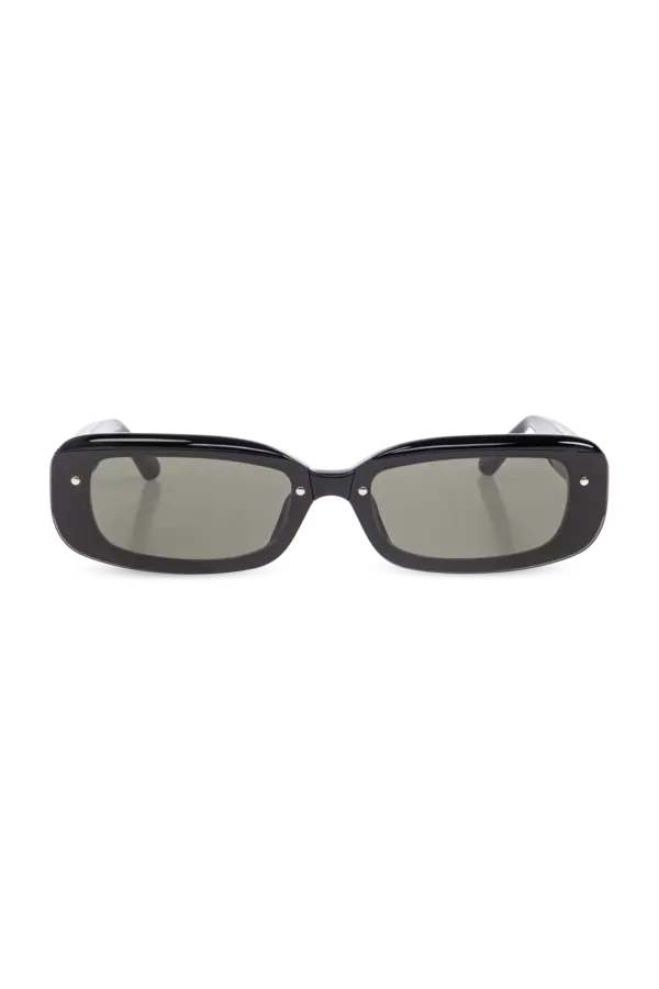 Linda Farrow Rectangular Sunglasses - Black