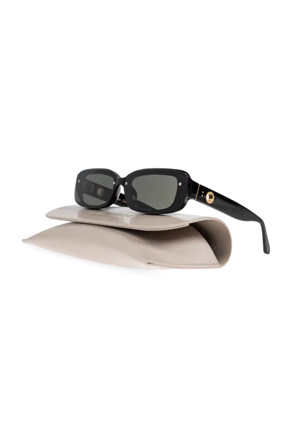 Linda Farrow Rectangular Sunglasses - Black