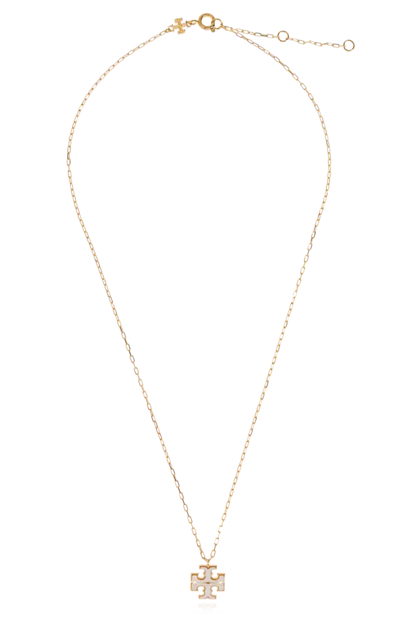 Tory Burch Logo Pendant Necklace