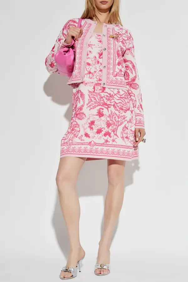 Versace Barocco Pattern Dress