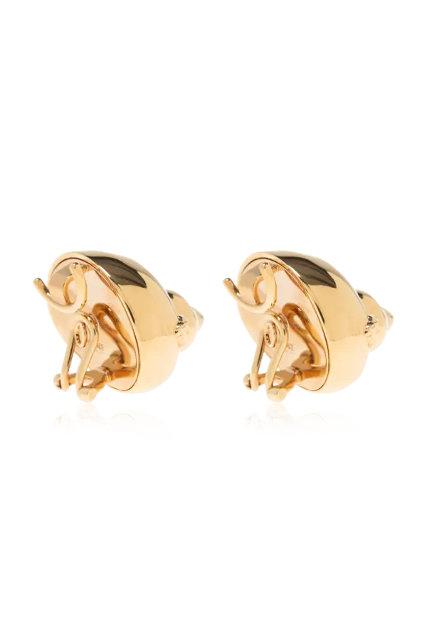 Versace Shell Motif Clip-on Earrings