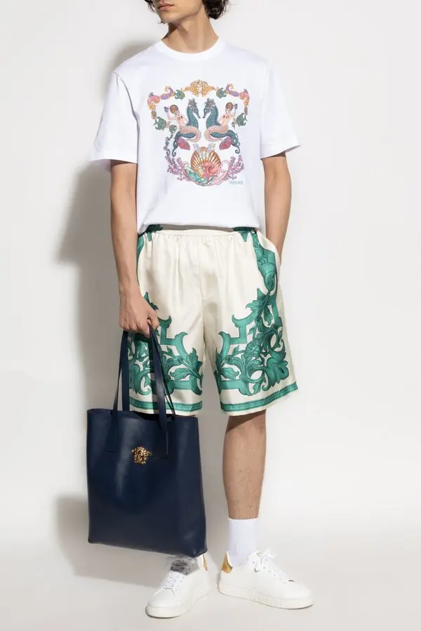 Versace T-shirt With Colorful Print