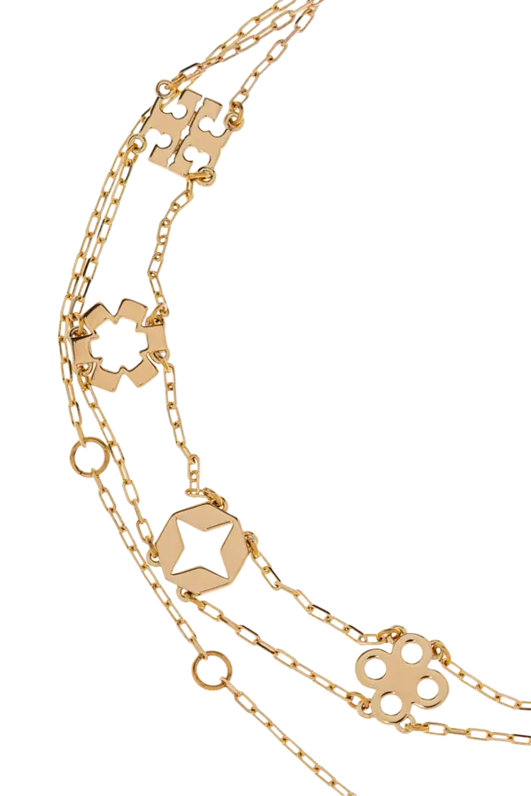 Tory Burch Brass Choker Necklace