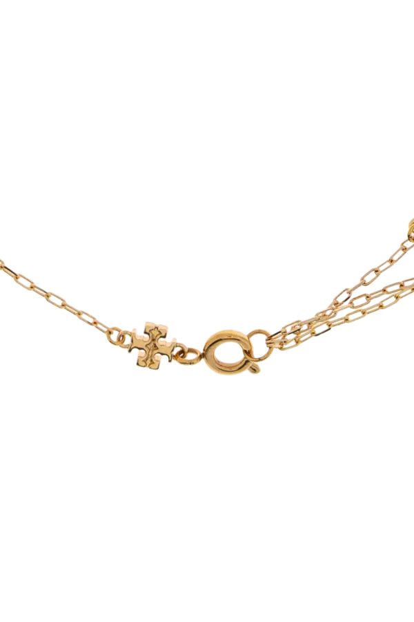 Tory Burch Brass Choker Necklace