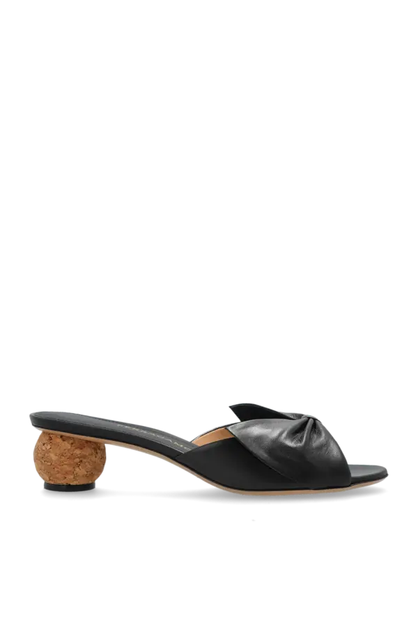 FERRAGAMO Leather Heeled Mules