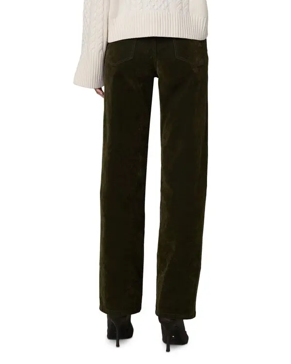 Joe's Jeans The Margot Straight Flocked Jeans - Olive