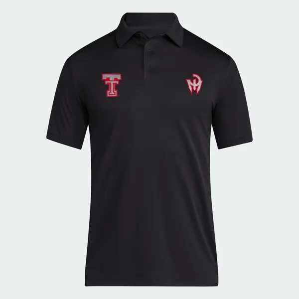 Adidas Texas Tech Red Raiders X Patrick Mahomes Coaches Ultimate365 Polo - Black