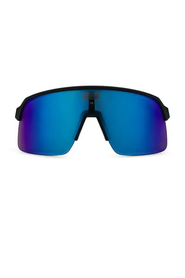 Oakley Ny Giants Sutro Lite Sunglasses - Matte Black & Prizm Sapphire
