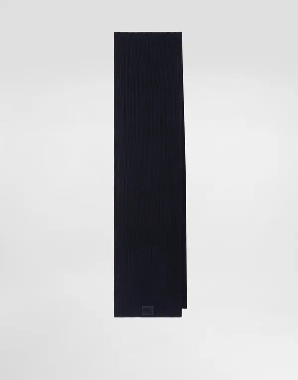 Dolce & Gabbana Wool Knitted Scarf - Blue