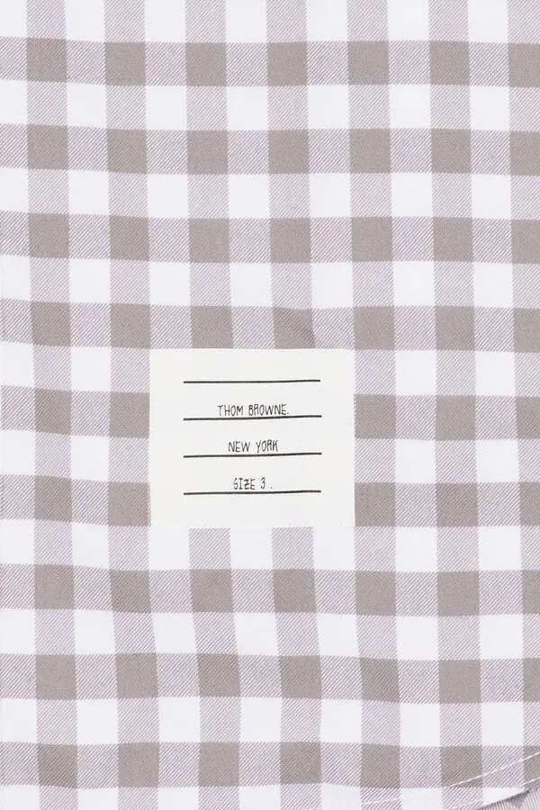 Thom Browne Oversized Pc Shirt In Grey
