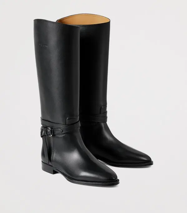 Ralph Lauren Leather Donnely Boots