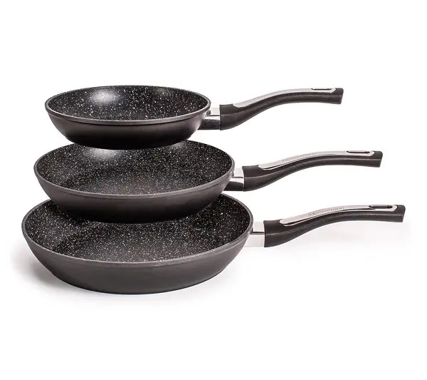 BERGHOFF Essentials 3pc Nonstick Frying Pan Set - One-color
