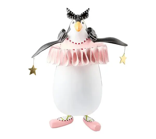 MACKENZIE-CHILDS Millicent Penguin Display Figu Re - One-color