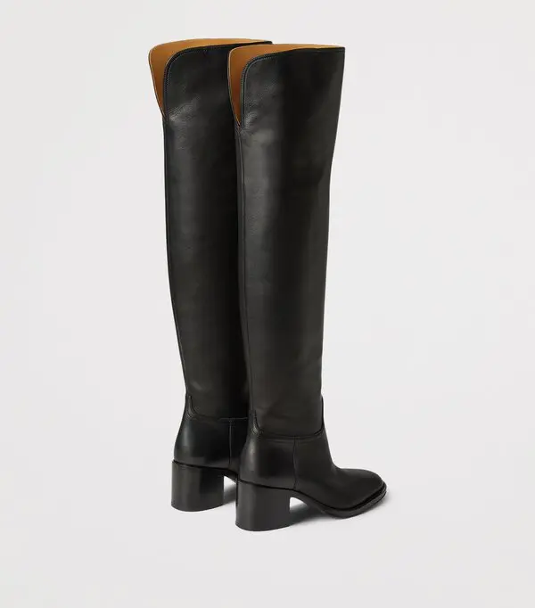 Ralph Lauren Barnet Leather Boots - Black