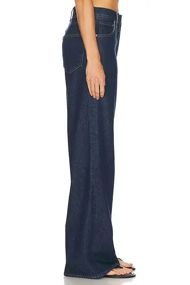 AGOLDE Dame High Rise Wide Leg Jeans - Foxley