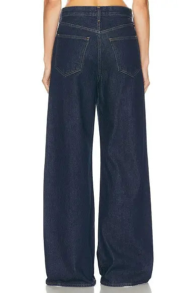 AGOLDE Dame High Rise Wide Leg Jeans - Foxley