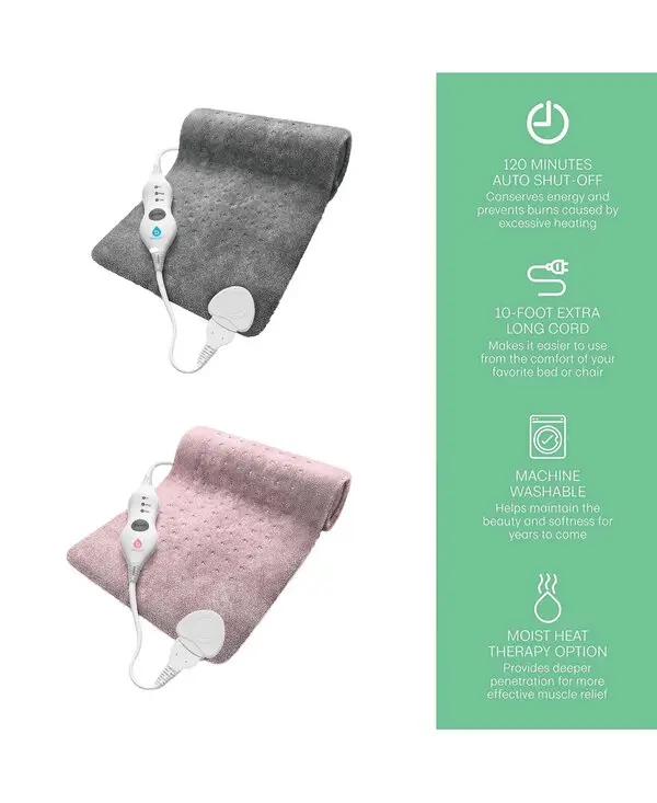 PURSONIC Fathers And Mothers Day Comfort Bundle: Double The Warmth With Heating Pads