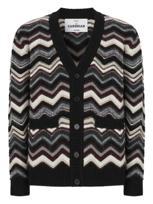 Missoni Zigzag Pattern Cardigan - Multicolour