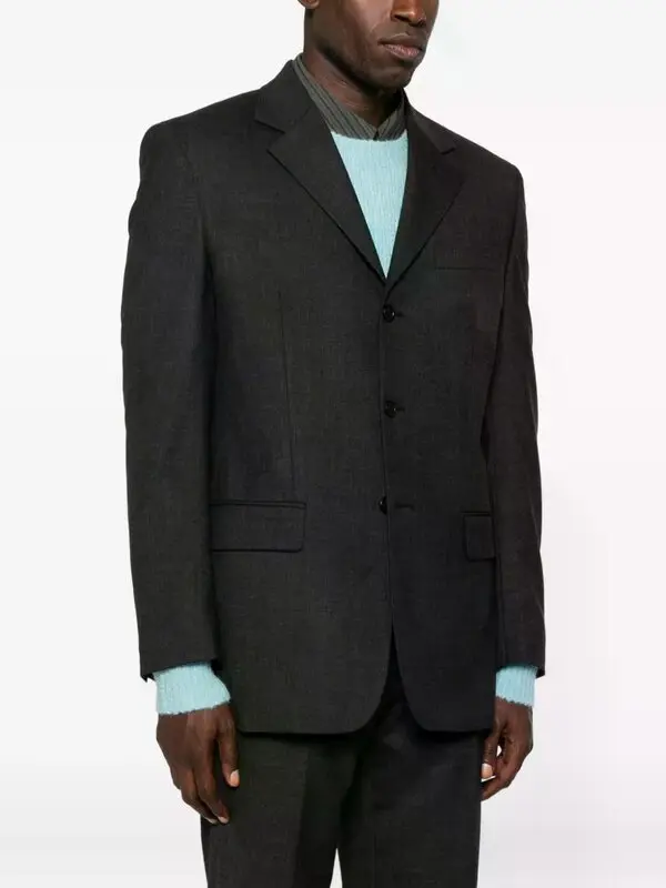 SUNFLOWER Single-breasted Notched-lapel Jacket - Grey