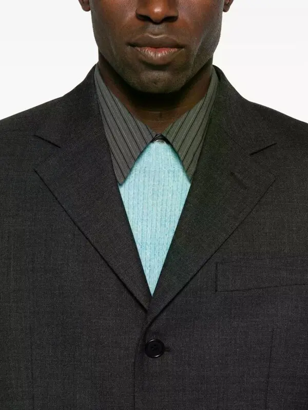 SUNFLOWER Single-breasted Notched-lapel Jacket - Grey