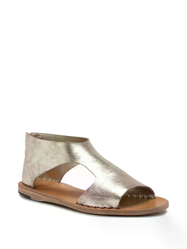 Officine Creative Metallic Leather Sandals