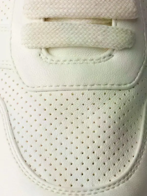 Prada Perforated Lace-up Sneakers - White