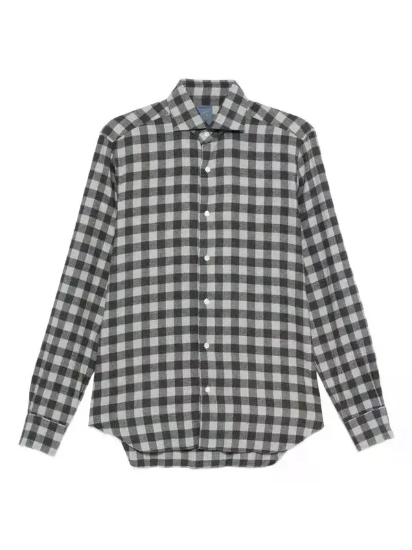 BARBA NAPOLI Check-pattern Shirt