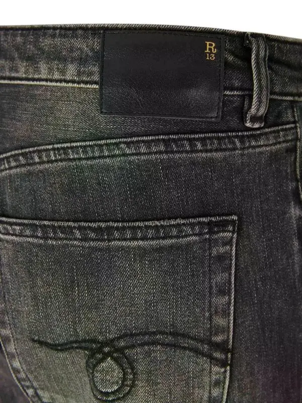 R13 Faded Cotton Jeans