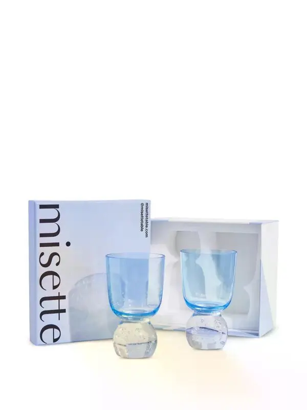 MISETTE Bubble-base Glass Tumbler