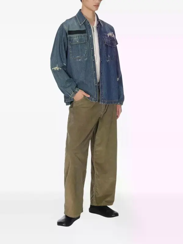 Helmut Lang Distressed Denim Jacket