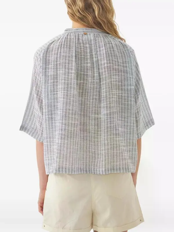 Antik Batik Checked Cotton Blouse