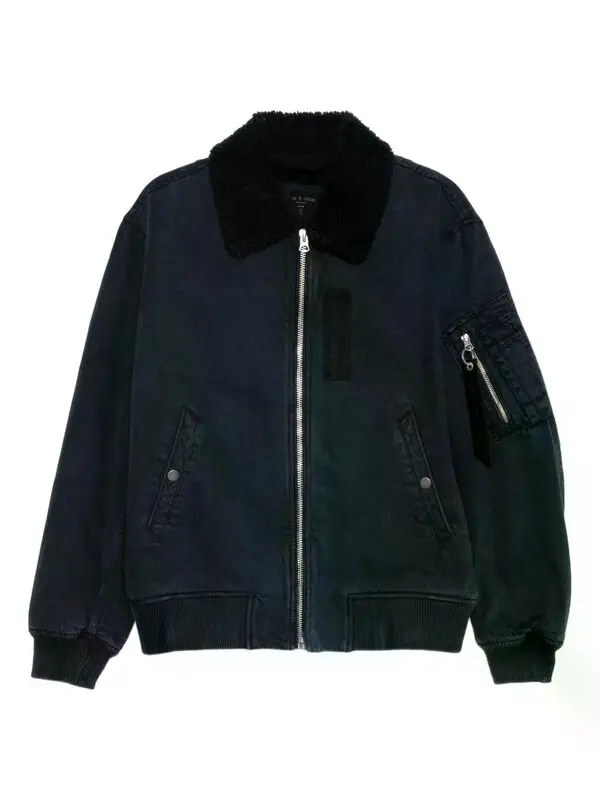 Rag & Bone Denim Bomber Jacket