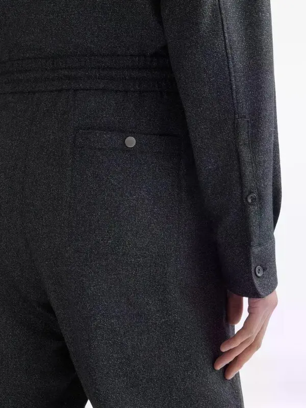 Agnona Drawstring Flannel Trousers