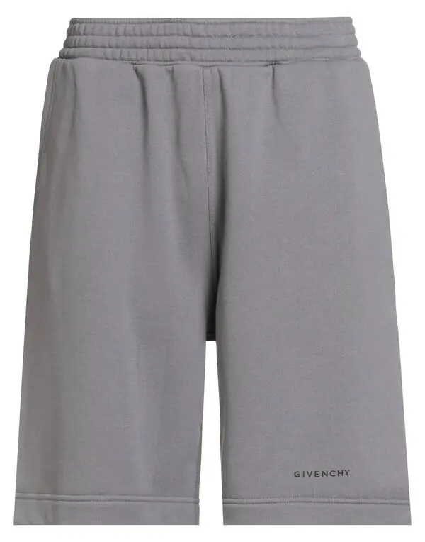Givenchy Cotton French Terry Athletic Shorts - Grey