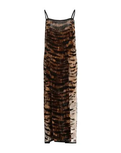 SEVENTY VENEZIA Tiger-print Maxi Dress - Brown