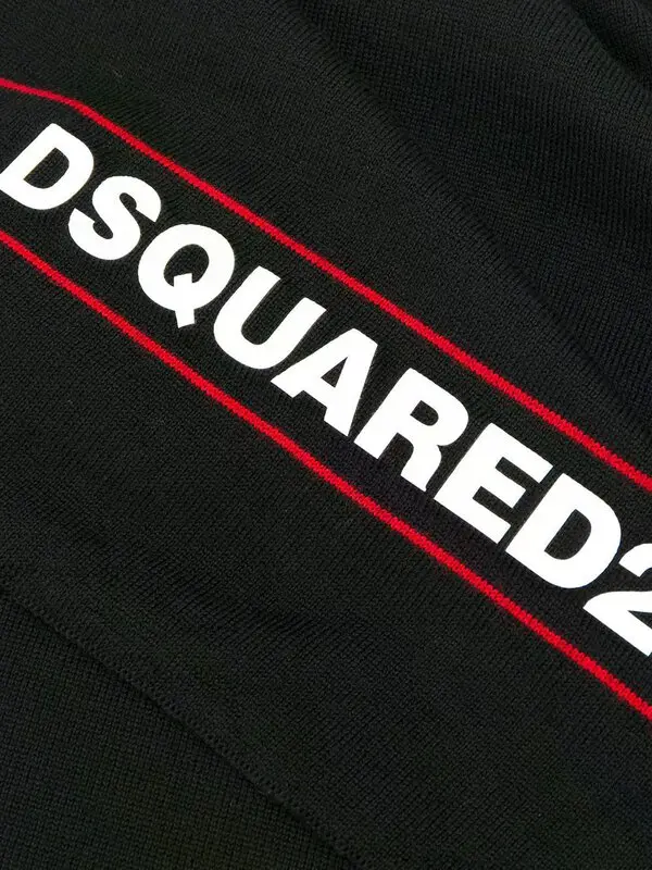 Dsquared2 Logo Print Scarf