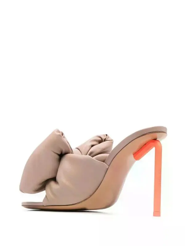 Off-White Allen 110mm Oversize-bow Sandals - Neutrals