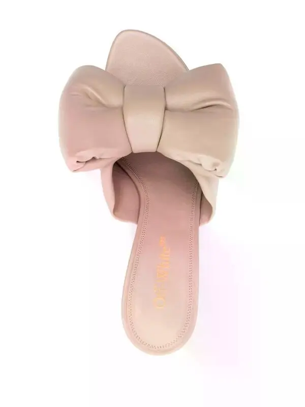 Off-White Allen 110mm Oversize-bow Sandals - Neutrals