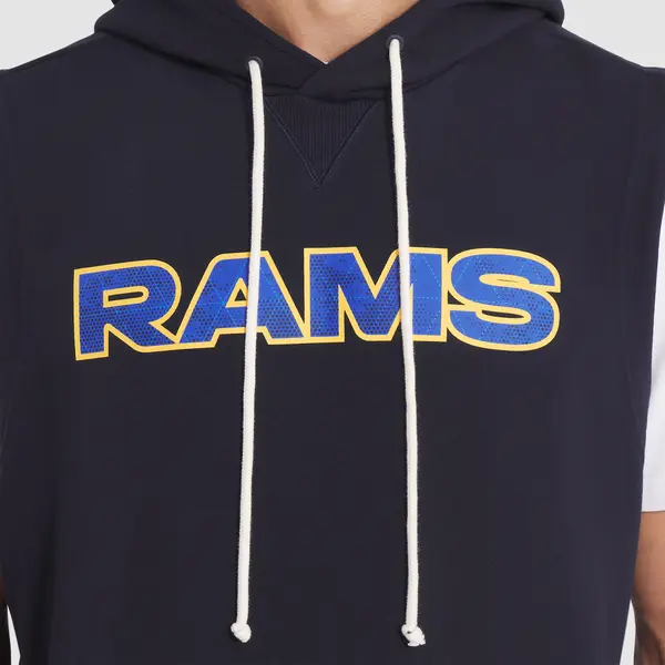 Nike Los Angeles Rams Rivalries Collection Sleeveless Pullover Hoodie - Blue