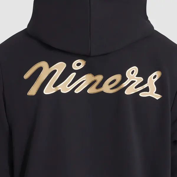 Nike San Francisco 49ers Rivalries Collection Sideline Dri-fit Nfl Pullover Hoodie - Black