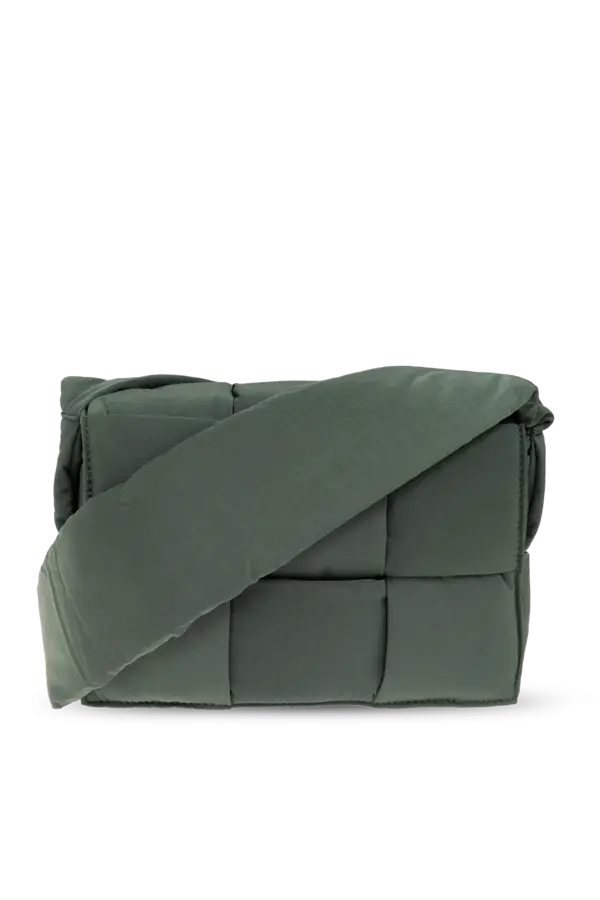 Bottega Veneta Cassette Small Shoulder Bag - Green