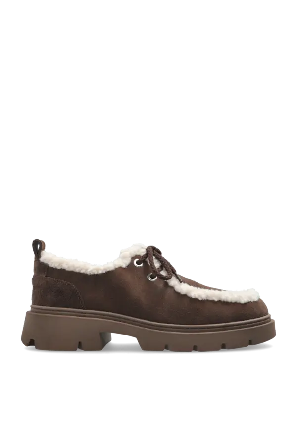 Inuikii Mocabee Curl Leather Shoes - Brown