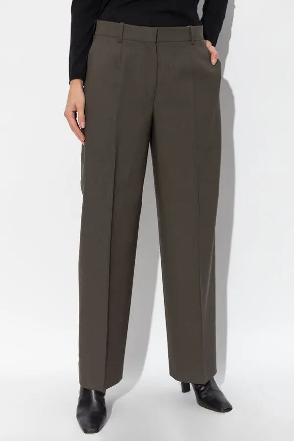 TOTEME Wool Pleated Trousers
