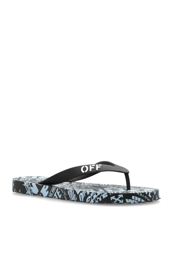 Off-White Logo Flip-flops