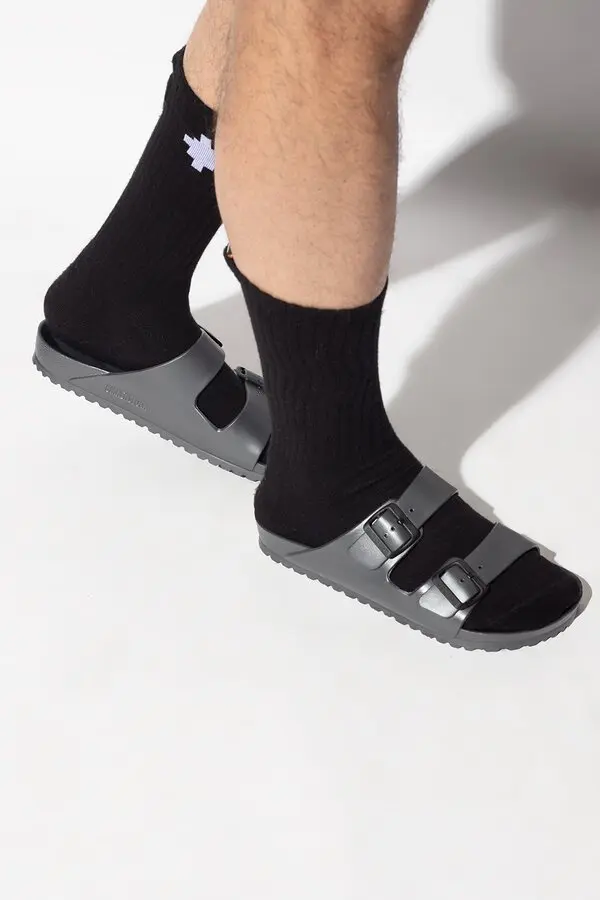 BIRKENSTOCK Arizona Eva Slides - Silver