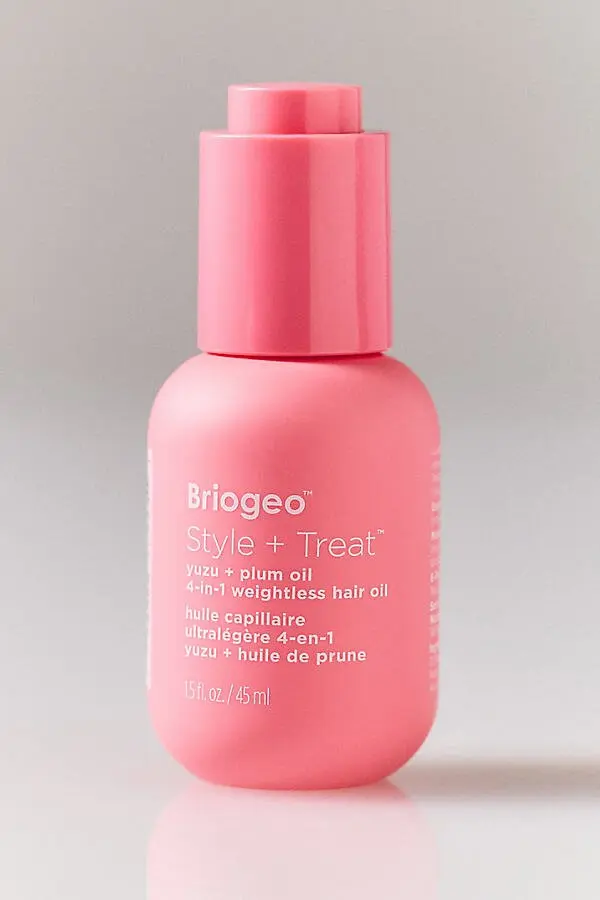 BRIOGEO Style & Treat 4--1 Weightless Hair Oil - Pink