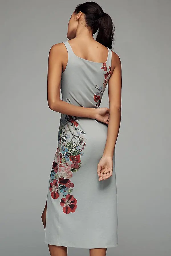 Daily Practice Square-neck Midi Dress